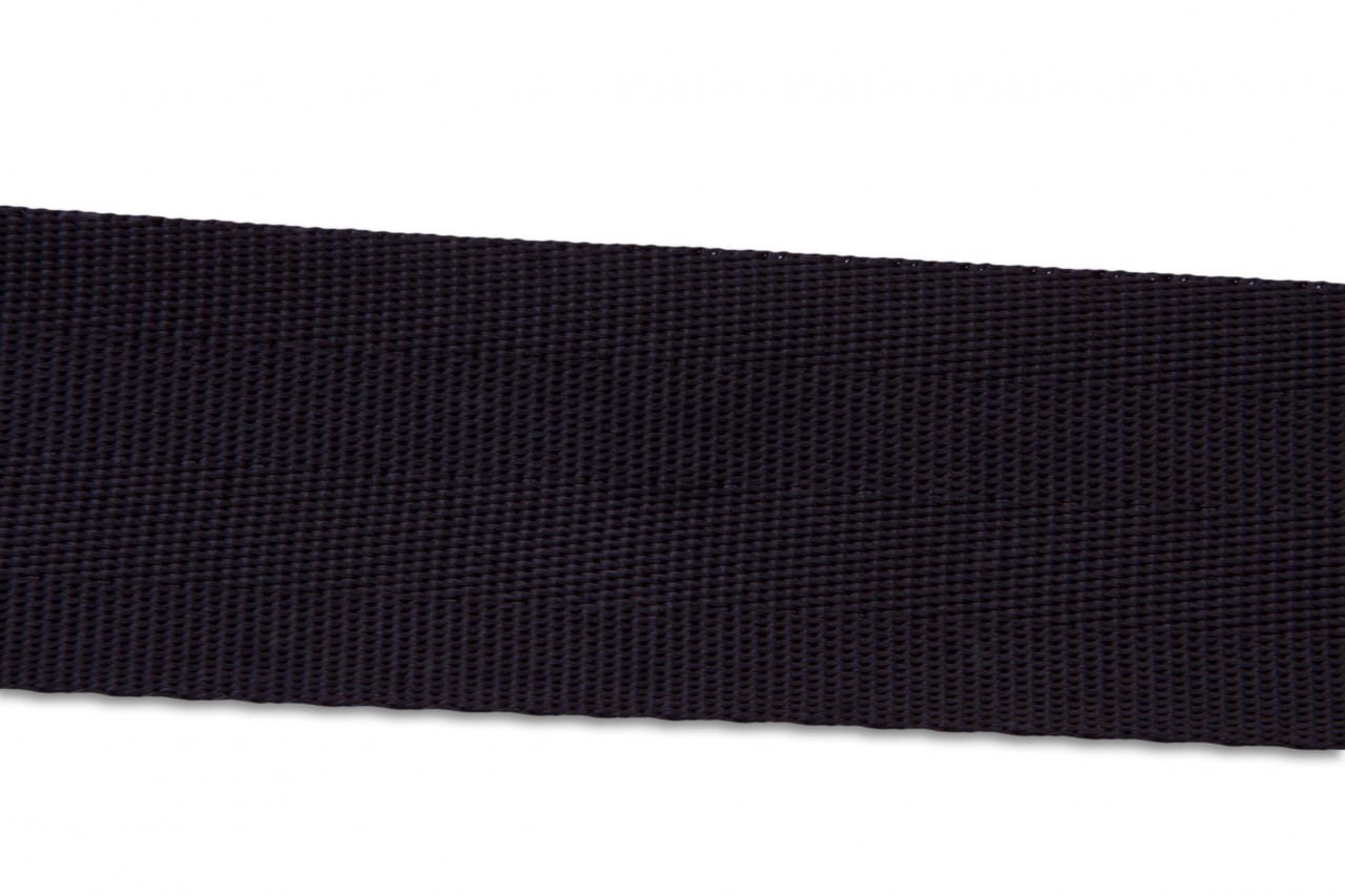 480 Black Woven Herringbone Nylon Webbing