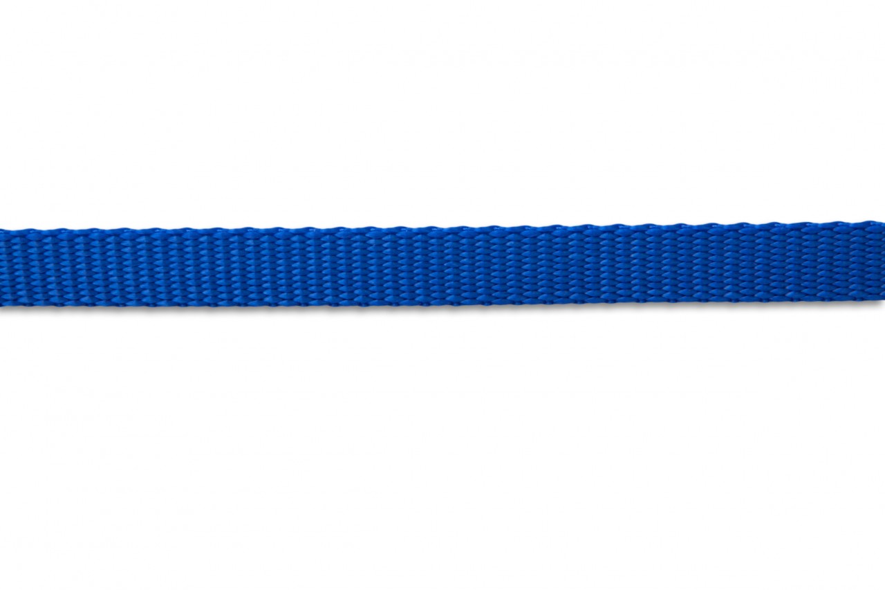 456 Narrow Royal Blue Woven Nylon Webbing