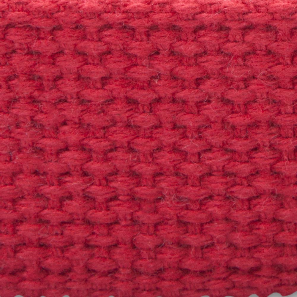 6L Red Heavy-weight Cotton Webbing | National Webbing Products