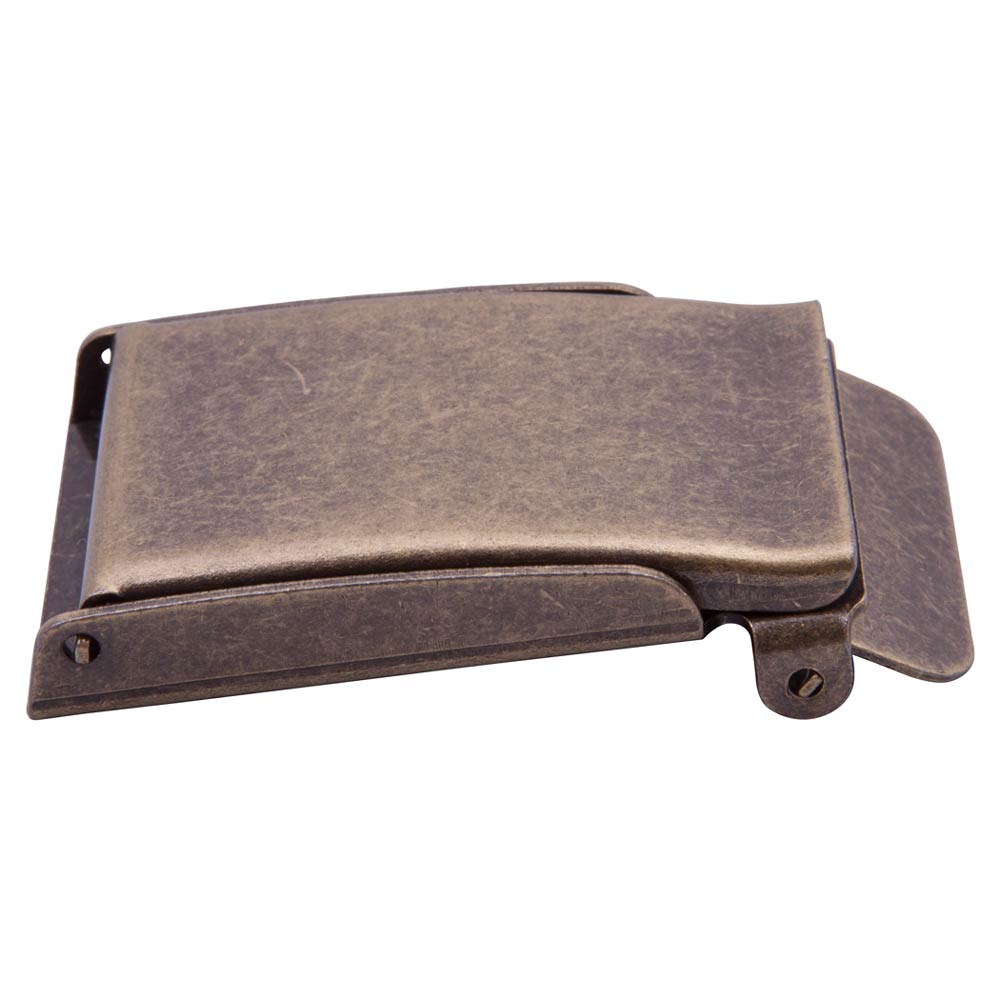 Antique Brass Flip-Top Cam Buckle