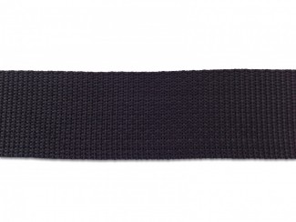 604 Black Lightweight Woven Polypropylene Webbing