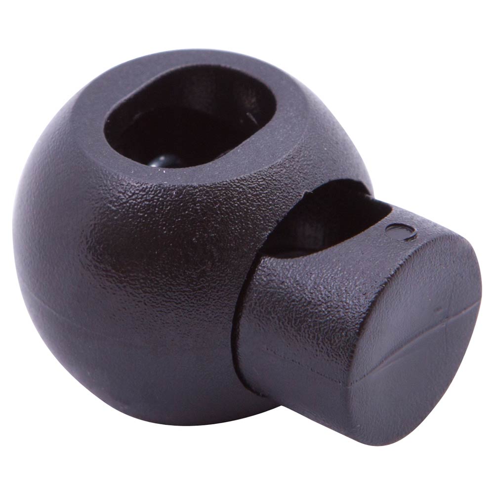 CLB Black Plastic Ball Cord Lock