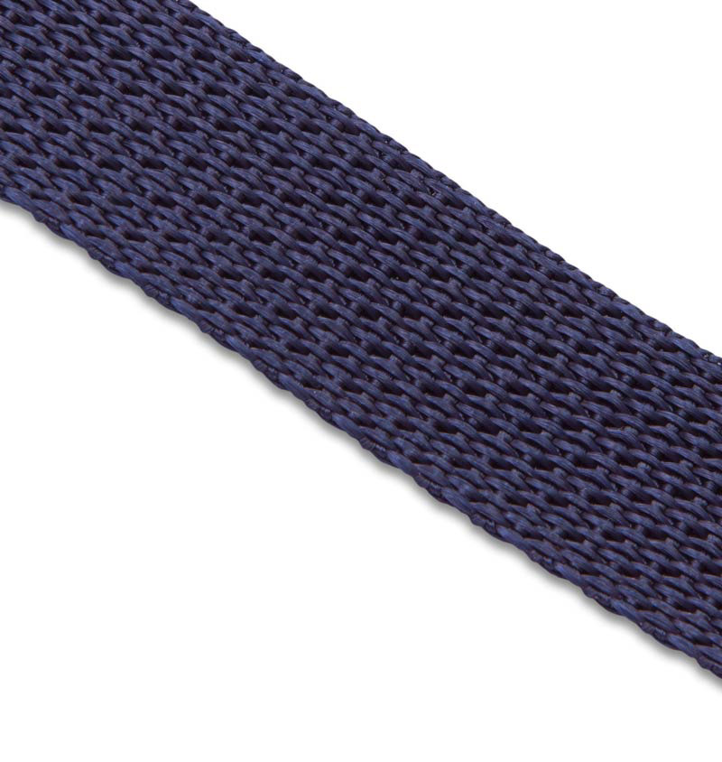 604 Navy Blue Lightweight Woven Polypropylene Webbing