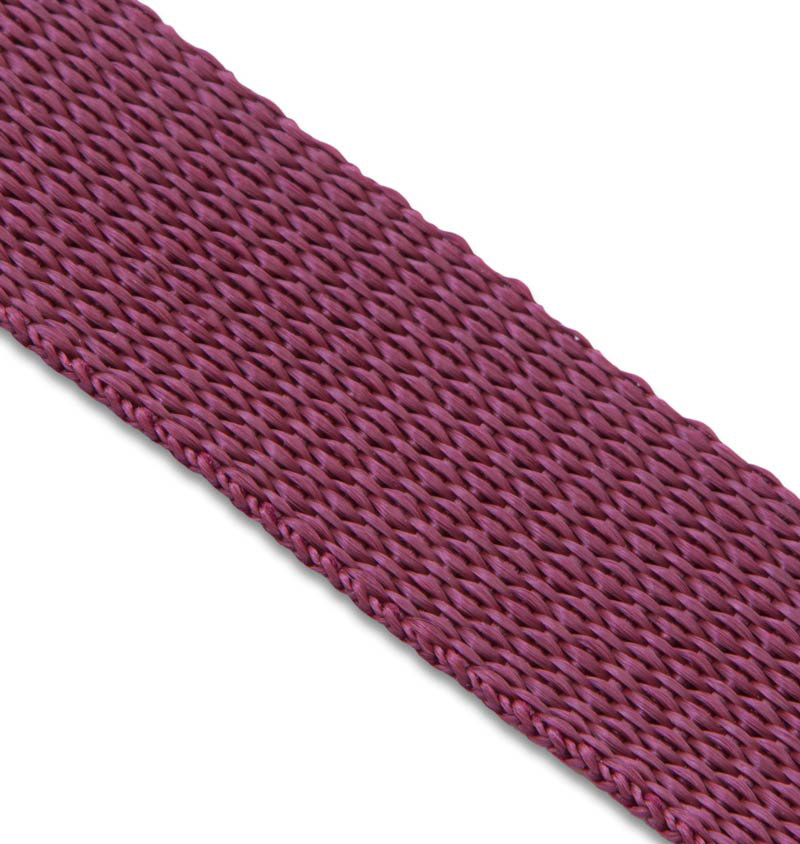 604 Maroon Lightweight Woven Polypropylene Webbing