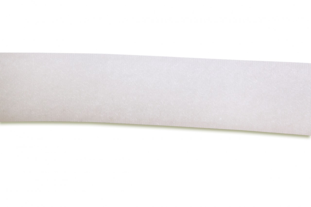 Sewable White Loop Webbing