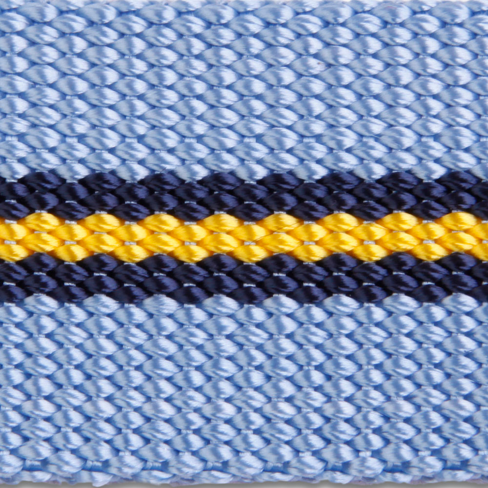 Nylon Stripe Pastel Blue Multi Webbing
