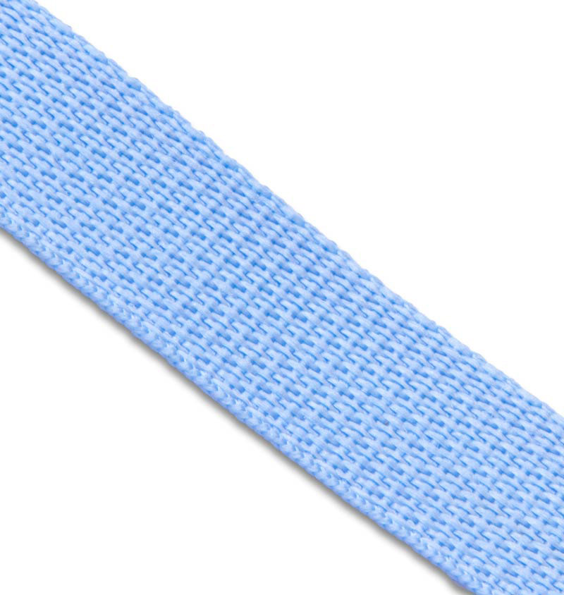 604 Sky Blue Lightweight Woven Polypropylene Webbing
