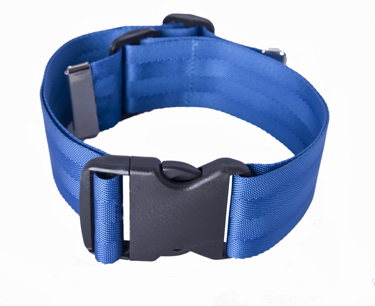 Royal Blue Nylon Webbing Wheelchair Strap