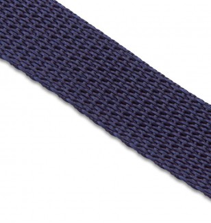 604 Navy Blue Lightweight Woven Polypropylene Webbing