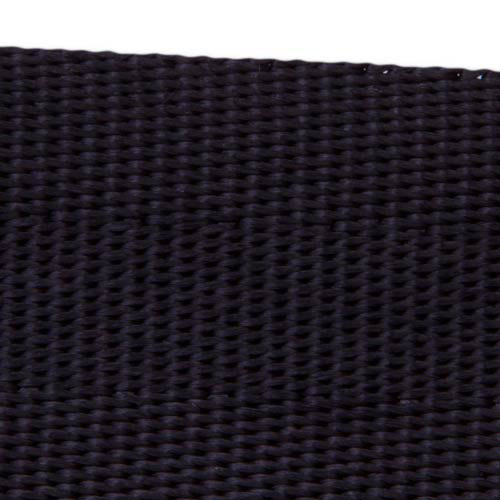 480 Black Woven Herringbone Nylon Webbing