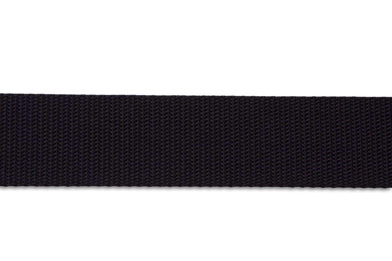 401 Black Lightweight Woven Nylon Webbing