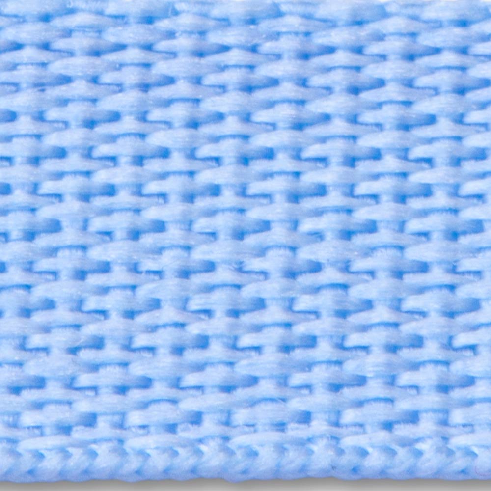 604 Sky Blue Lightweight Woven Polypropylene Webbing