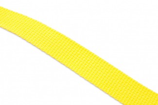 604 Yellow Lightweight Woven Polypropylene Webbing
