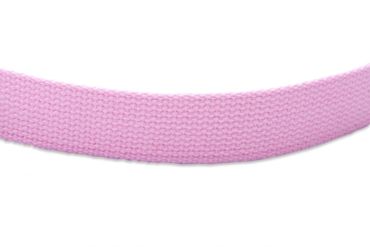 6L Pastel Pink Heavy-weight Cotton Webbing | National Webbing Products