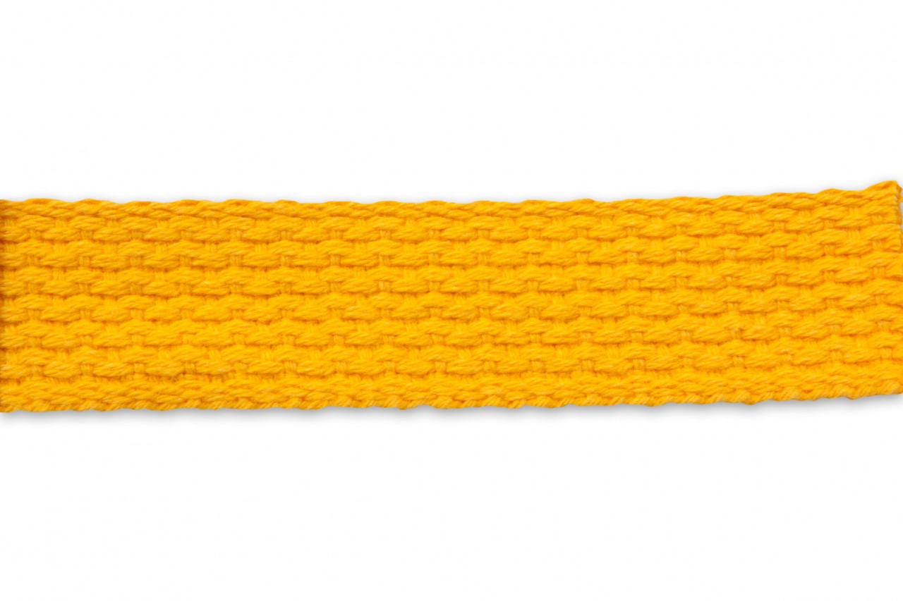7L Gold Lightweight Cotton Webbing