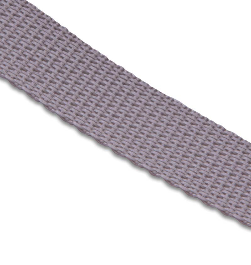 604 Grey Lightweight Woven Polypropylene Webbing