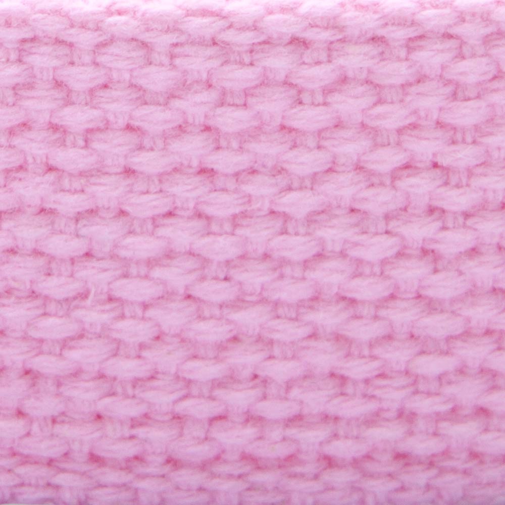 6L Pastel Pink Heavy-weight Cotton Webbing | National Webbing Products