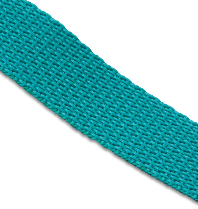 604 Teal Lightweight Woven Polypropylene Webbing