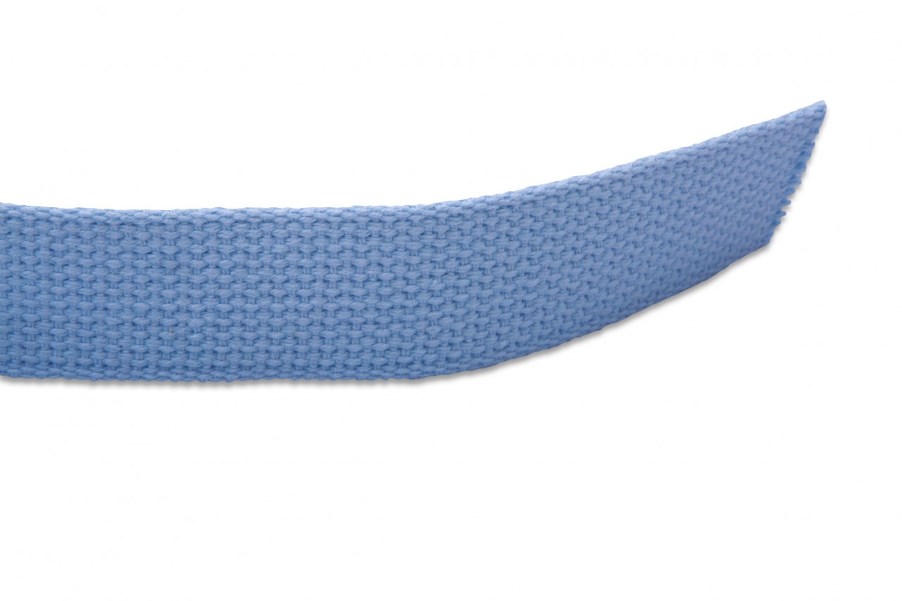 6L Pastel Blue Heavy-weight Cotton Webbing