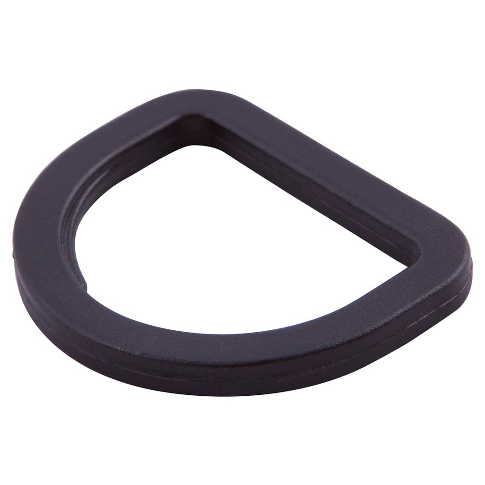 DR Black Plastic D Ring