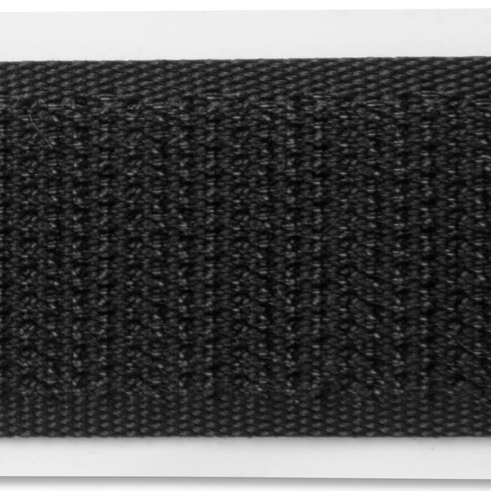 Pressure Sensitive Black Hook Webbing