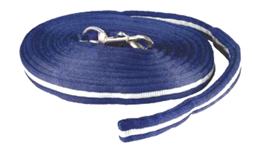 Cushion lunge line w loop handle