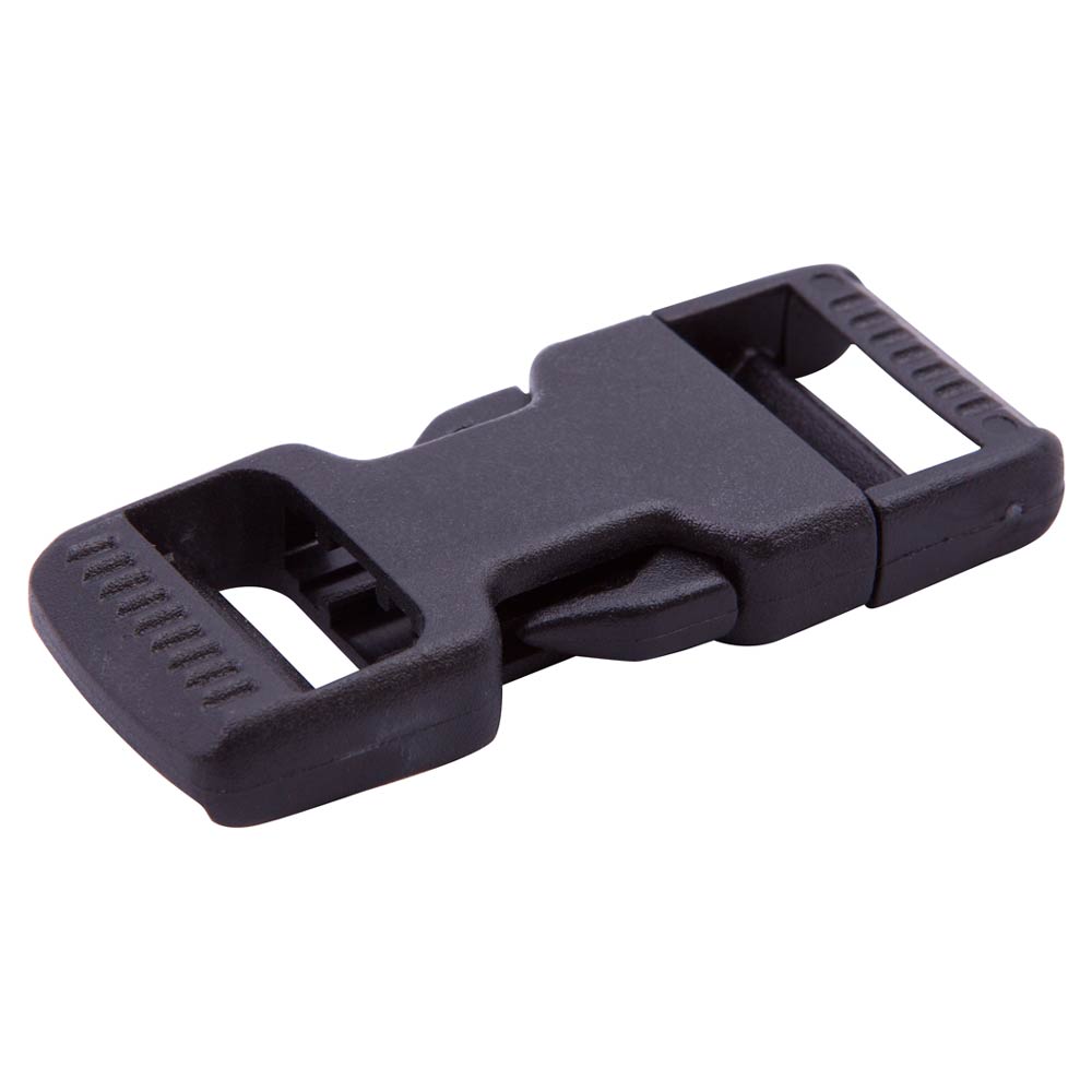 DSR Black Plastic Dual Side Release Buckle