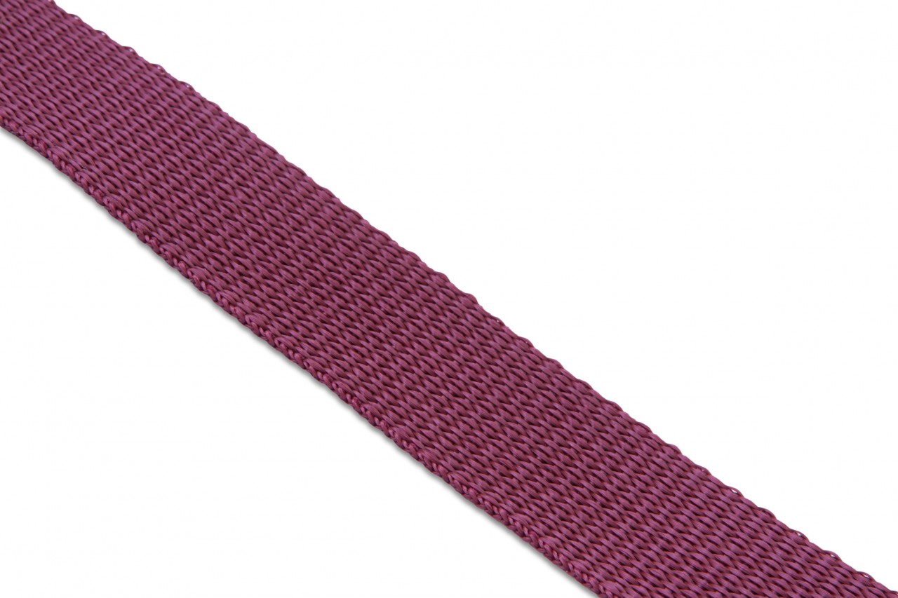 604 Maroon Lightweight Woven Polypropylene Webbing